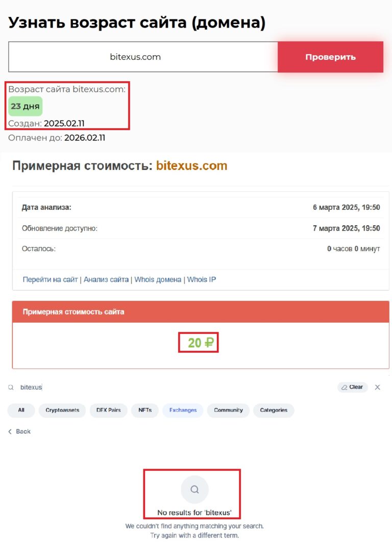 BITEXUS (bitexus.com) - фейковая биржа мошенников | TellTrue » TellTrue - Говорим правду